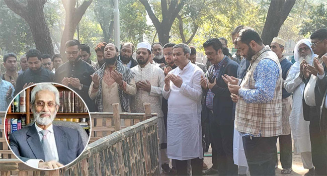 উপদেষ্টা হাসান আরিফের দাফন সম্পন্ন বুদ্ধিজীবী কবরস্থানে